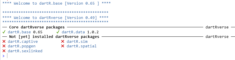 Install dartRverse – Analysing Genomic Data with dartRverse
